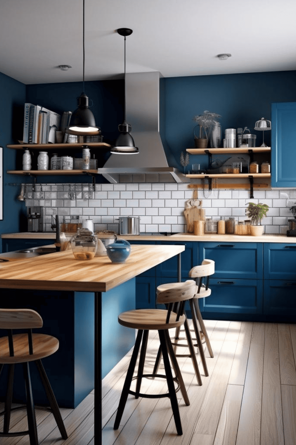 20 Splendid Ideas For Blue Kitchens In 2026 | The Olive Branch Nest