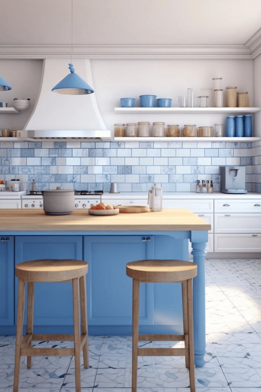 20 Splendid Ideas For Blue Kitchens In 2026 | The Olive Branch Nest