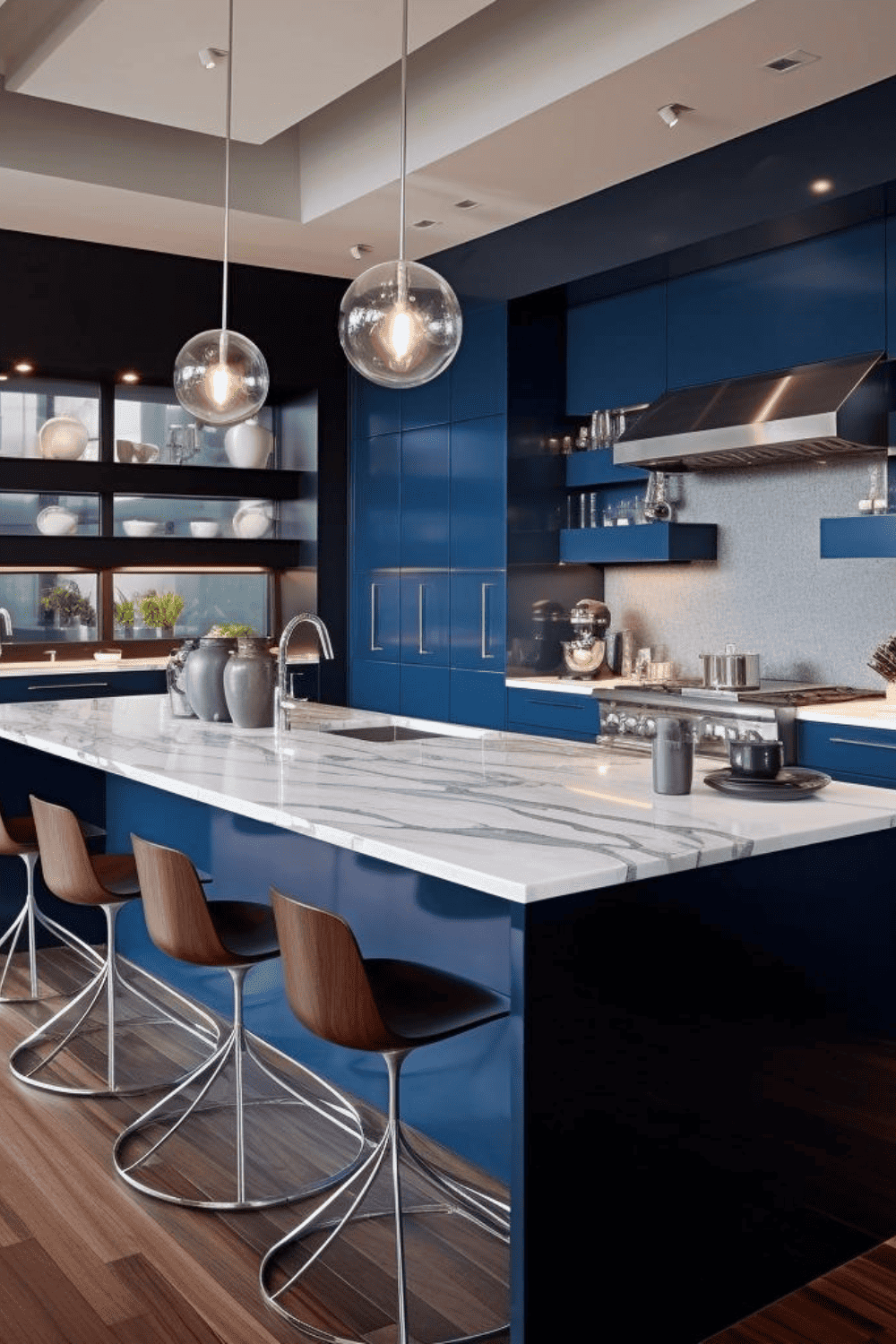 20 Splendid Ideas For Blue Kitchens In 2026 | The Olive Branch Nest
