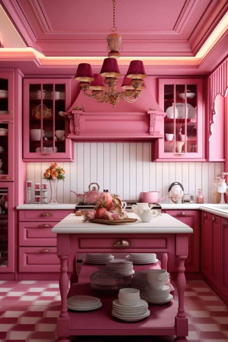 From Blush To Bold: 35 Pink Kitchens That Break The Mold | The Olive ...
