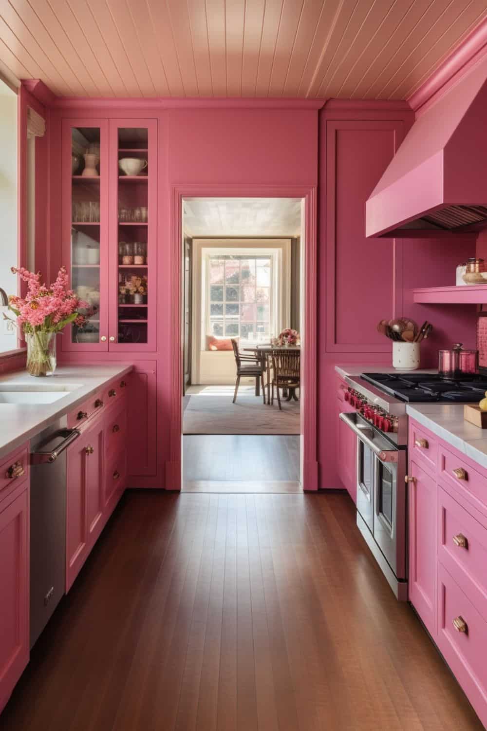 From Blush To Bold: 35 Pink Kitchens That Break The Mold | The Olive ...