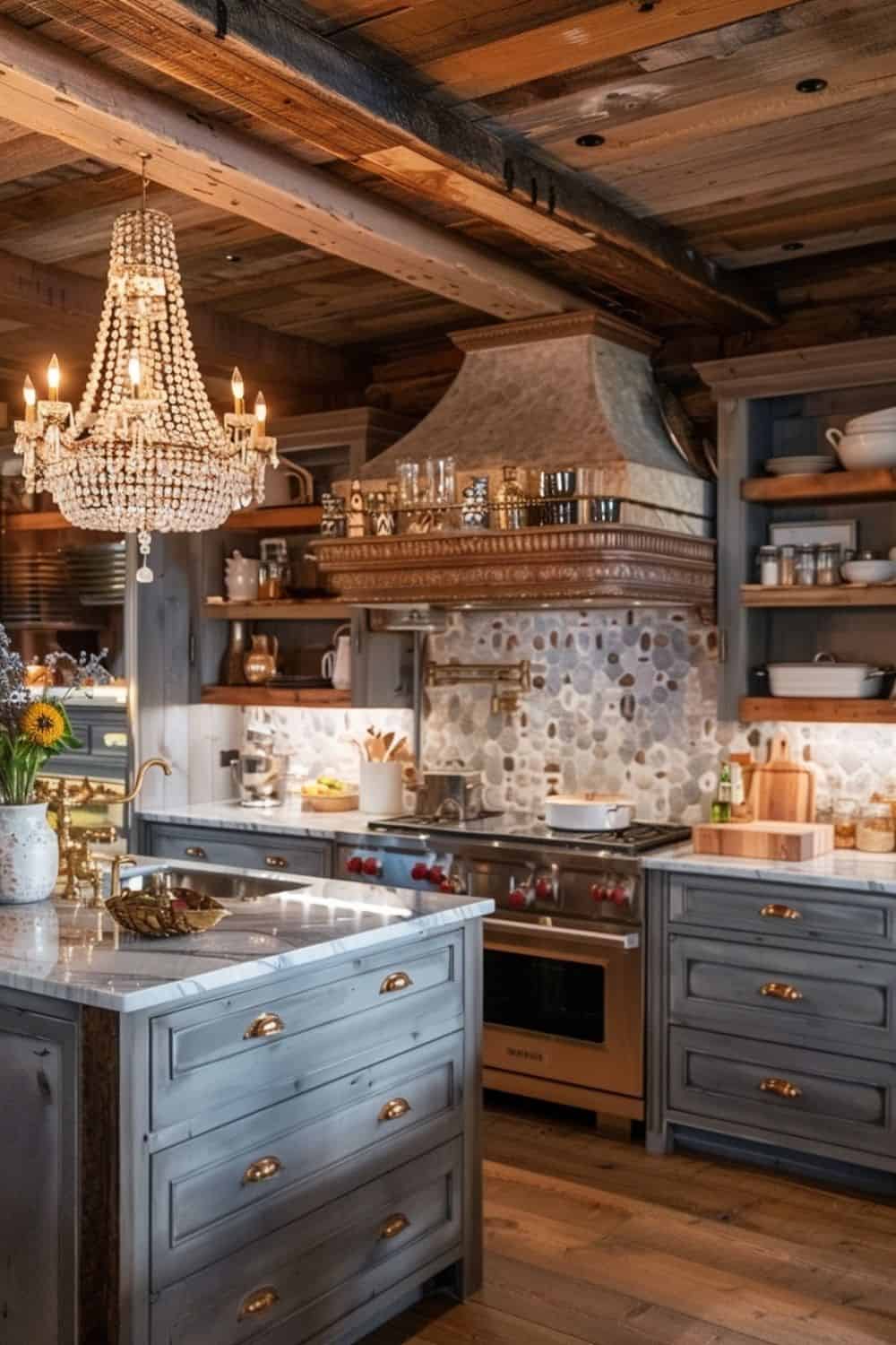 65 Jaw-Dropping Luxury Kitchens For That Wow Factor | The Olive Branch Nest