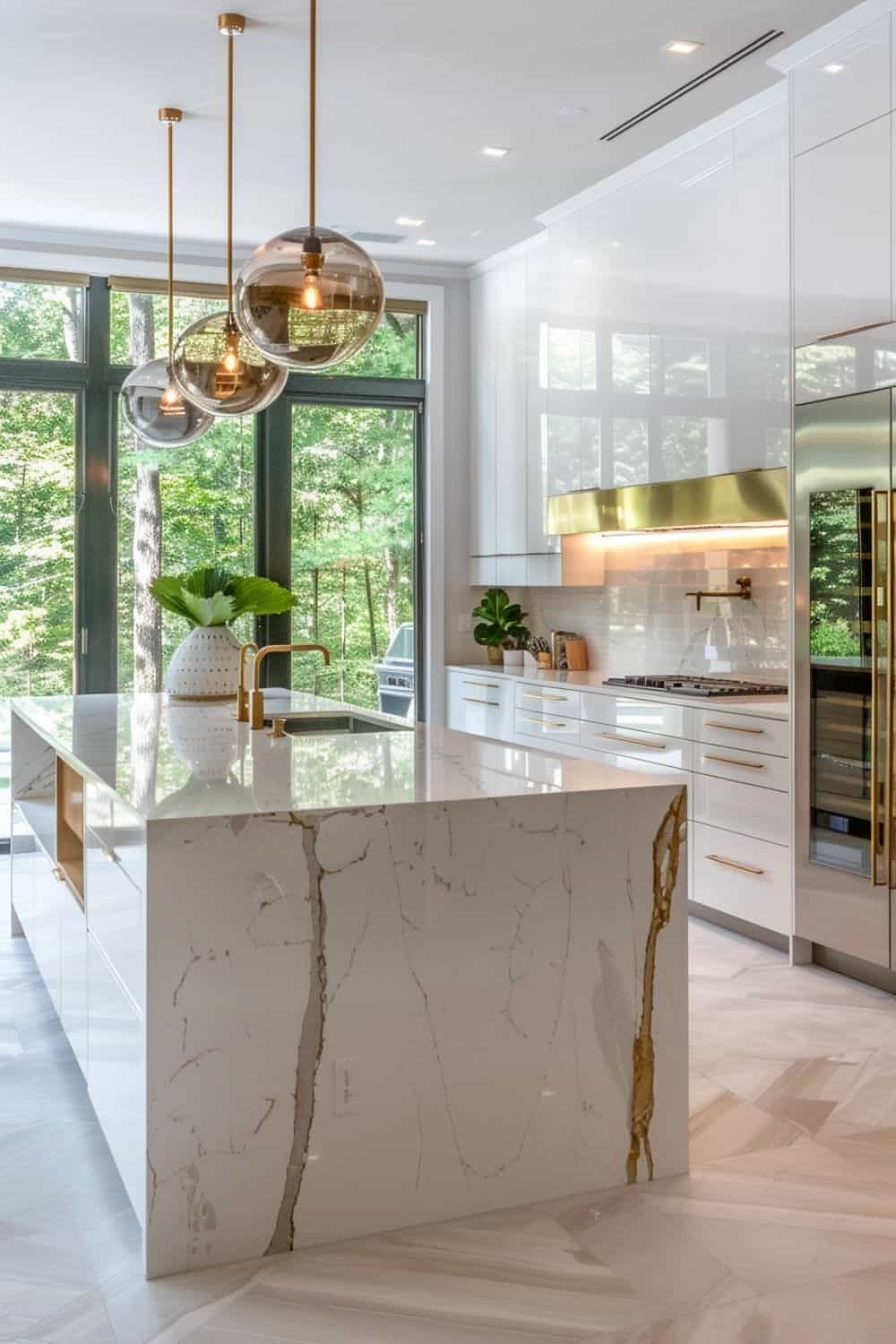 65 Jaw-Dropping Luxury Kitchens For That Wow Factor | The Olive Branch Nest