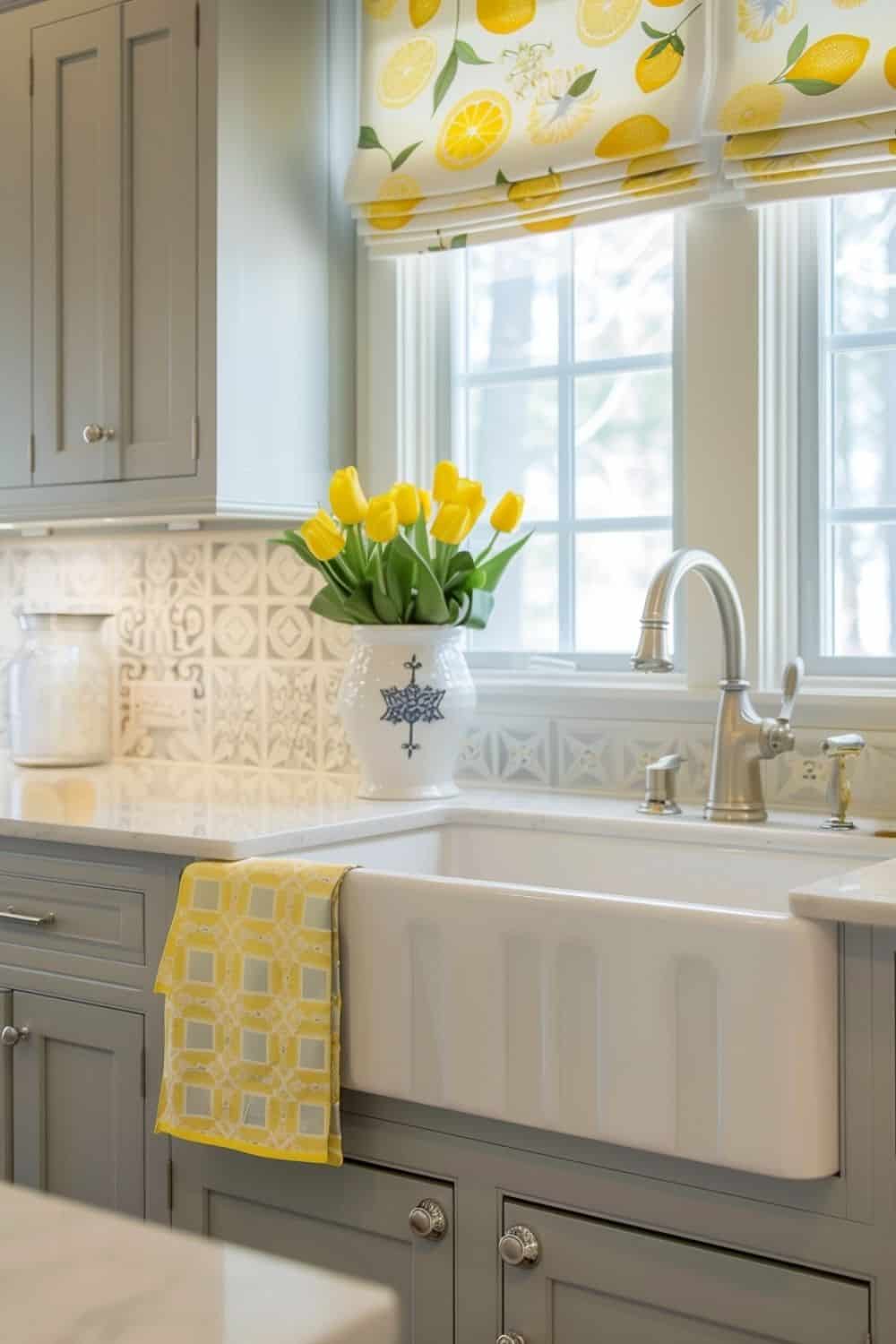 Squeeze The Day: 20 Lemon Themed Kitchen Designs | The Olive Branch Nest