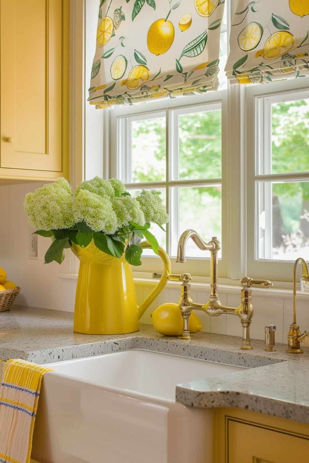 Squeeze The Day: 20 Lemon Themed Kitchen Designs | The Olive Branch Nest