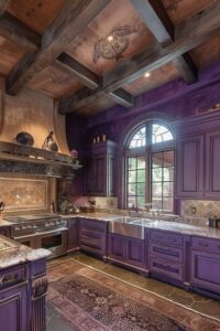 Majestic Tones: Explore 40 Purple Kitchens For A Touch Of Magic | The ...