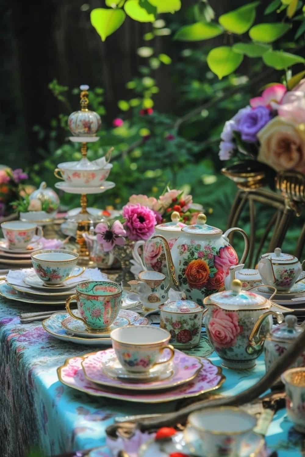 Sip In Style: 22 Enchanting Tea Party Tablescape Designs | The Olive ...