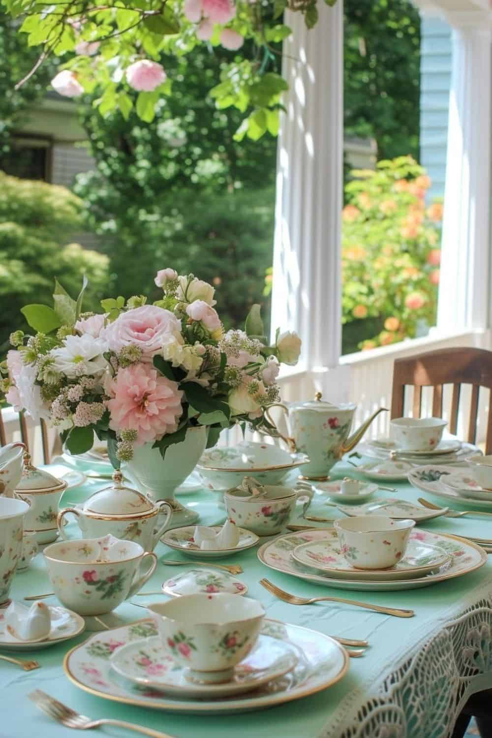 Sip In Style: 22 Enchanting Tea Party Tablescape Designs | The Olive ...