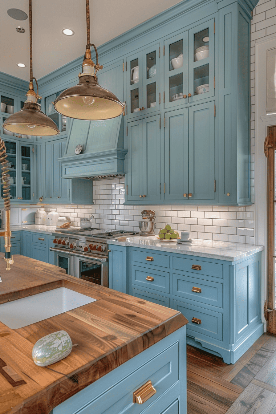 20 Splendid Ideas For Blue Kitchens In 2026 | The Olive Branch Nest