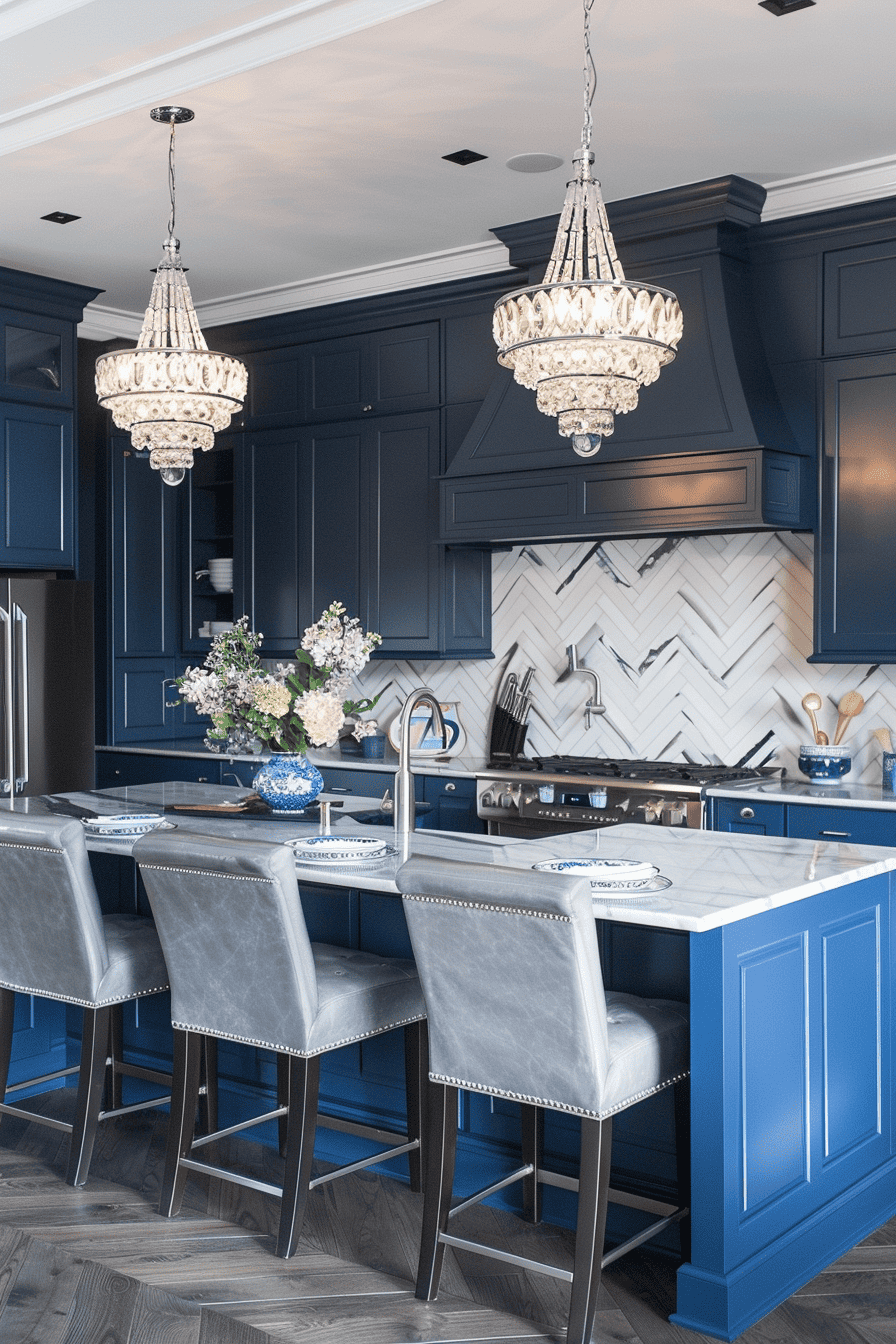 20 Splendid Ideas For Blue Kitchens In 2026 | The Olive Branch Nest