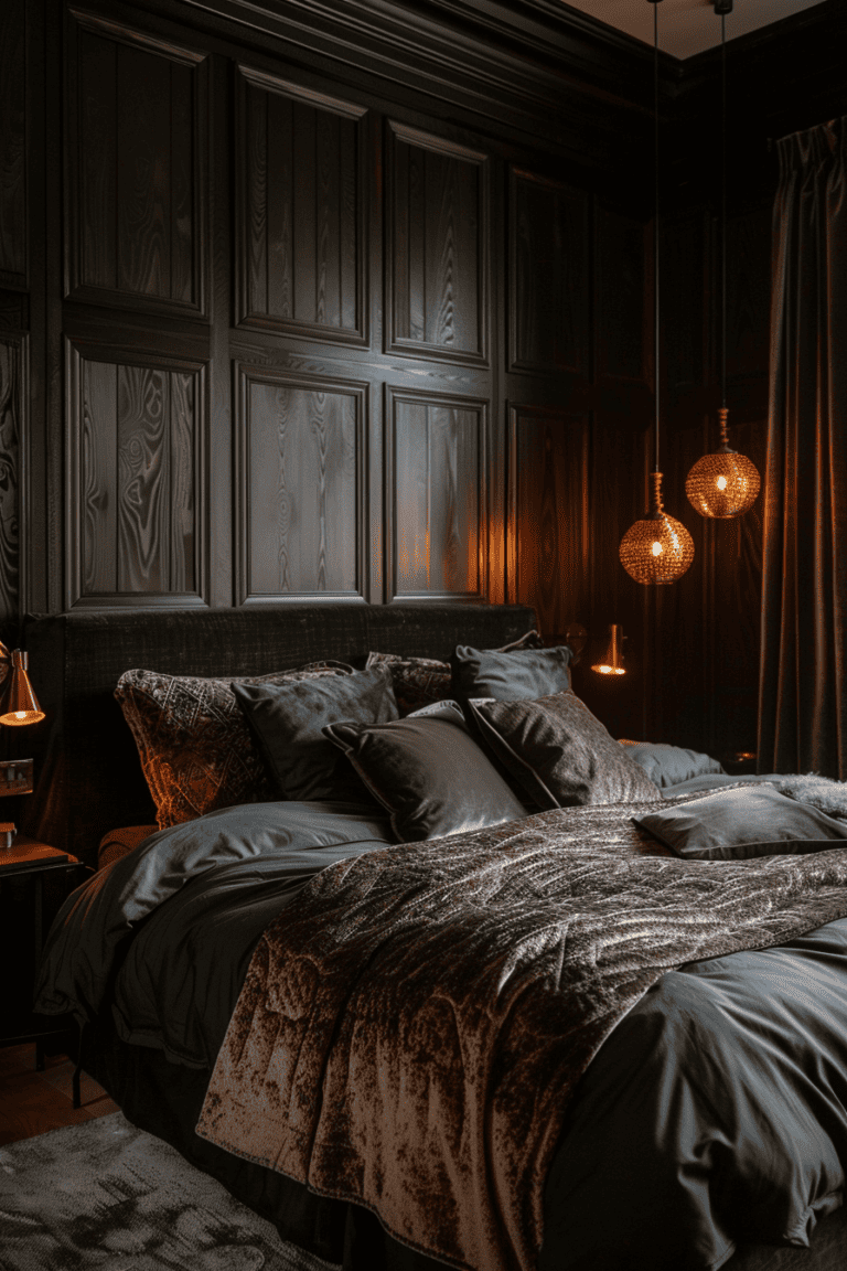 50 Shades Of Dark And Moody Bedrooms | The Olive Branch Nest
