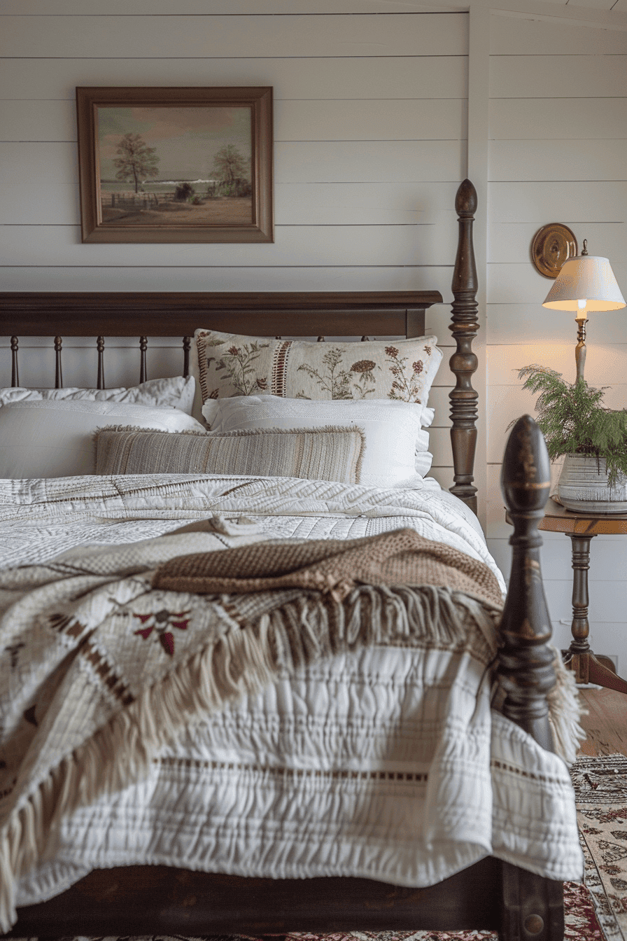 40 Chic Farmhouse Bedrooms That Bring Country Charm Home | The Olive ...