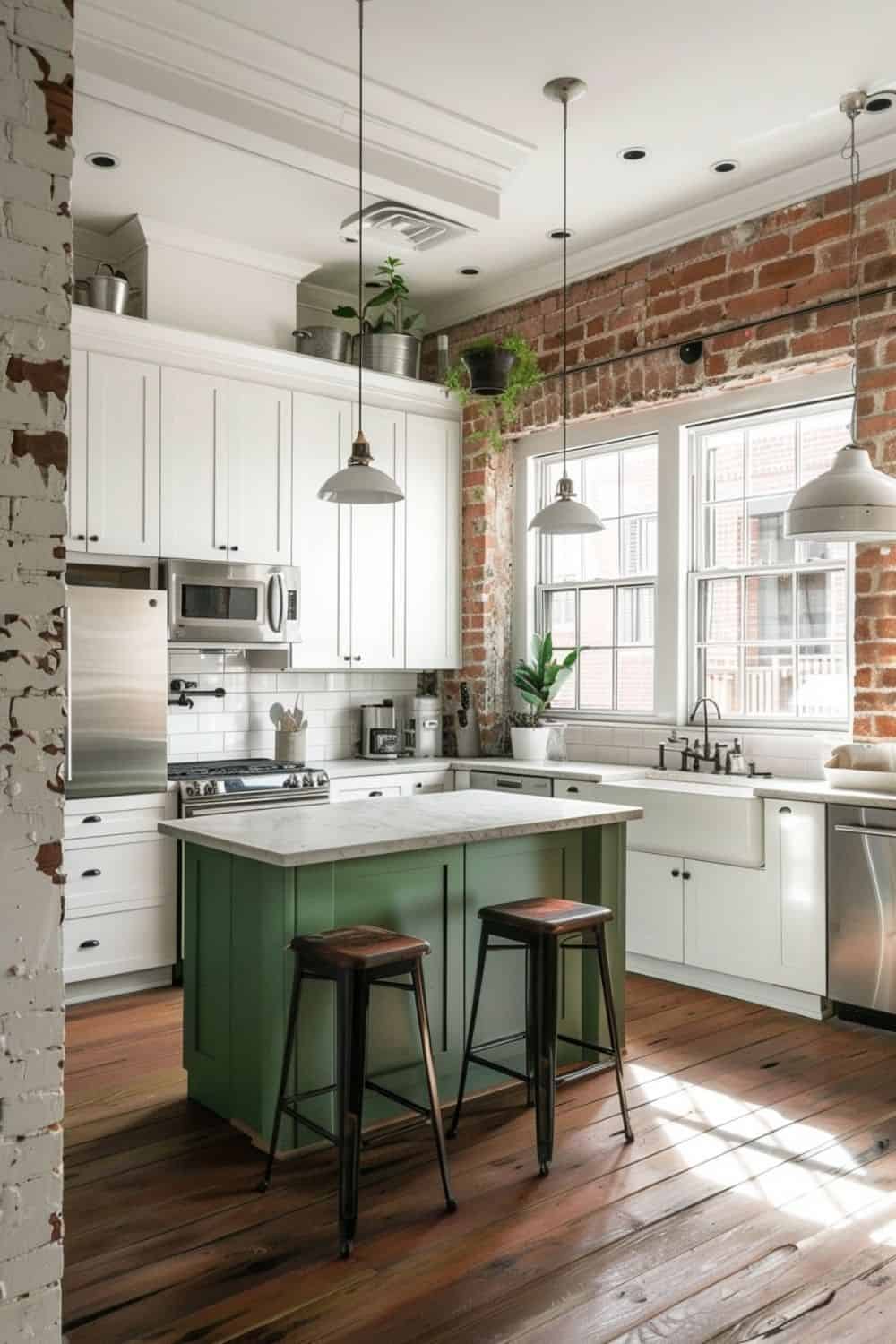 50 Stunning Green Kitchens To Inspire | The Olive Branch Nest