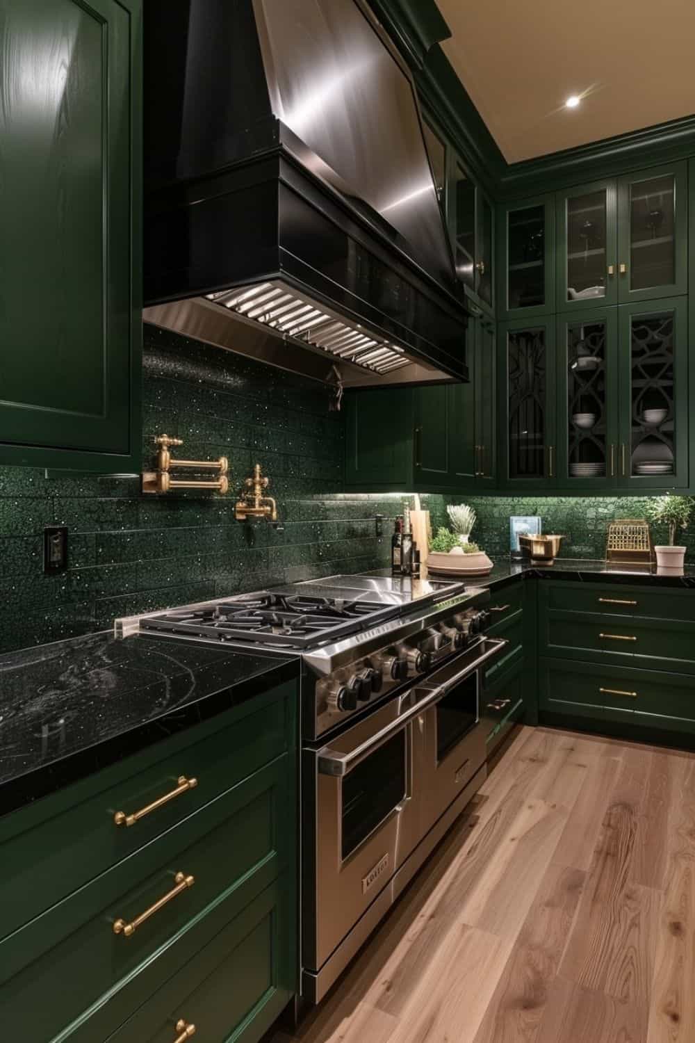 50 Stunning Green Kitchens To Inspire | The Olive Branch Nest