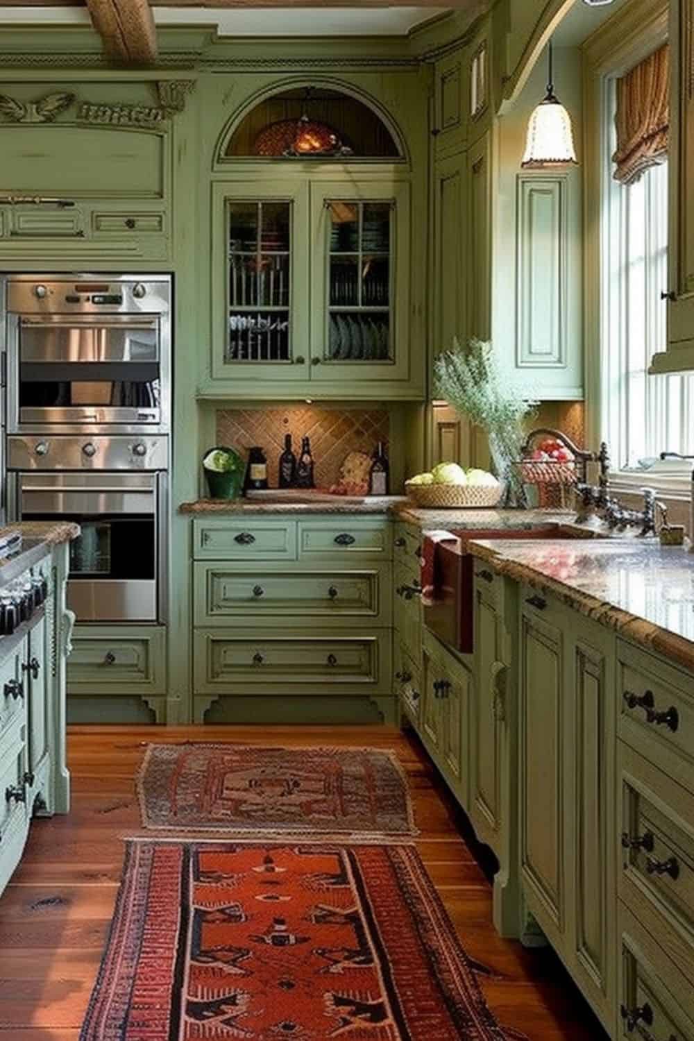 50 Stunning Green Kitchens To Inspire | The Olive Branch Nest