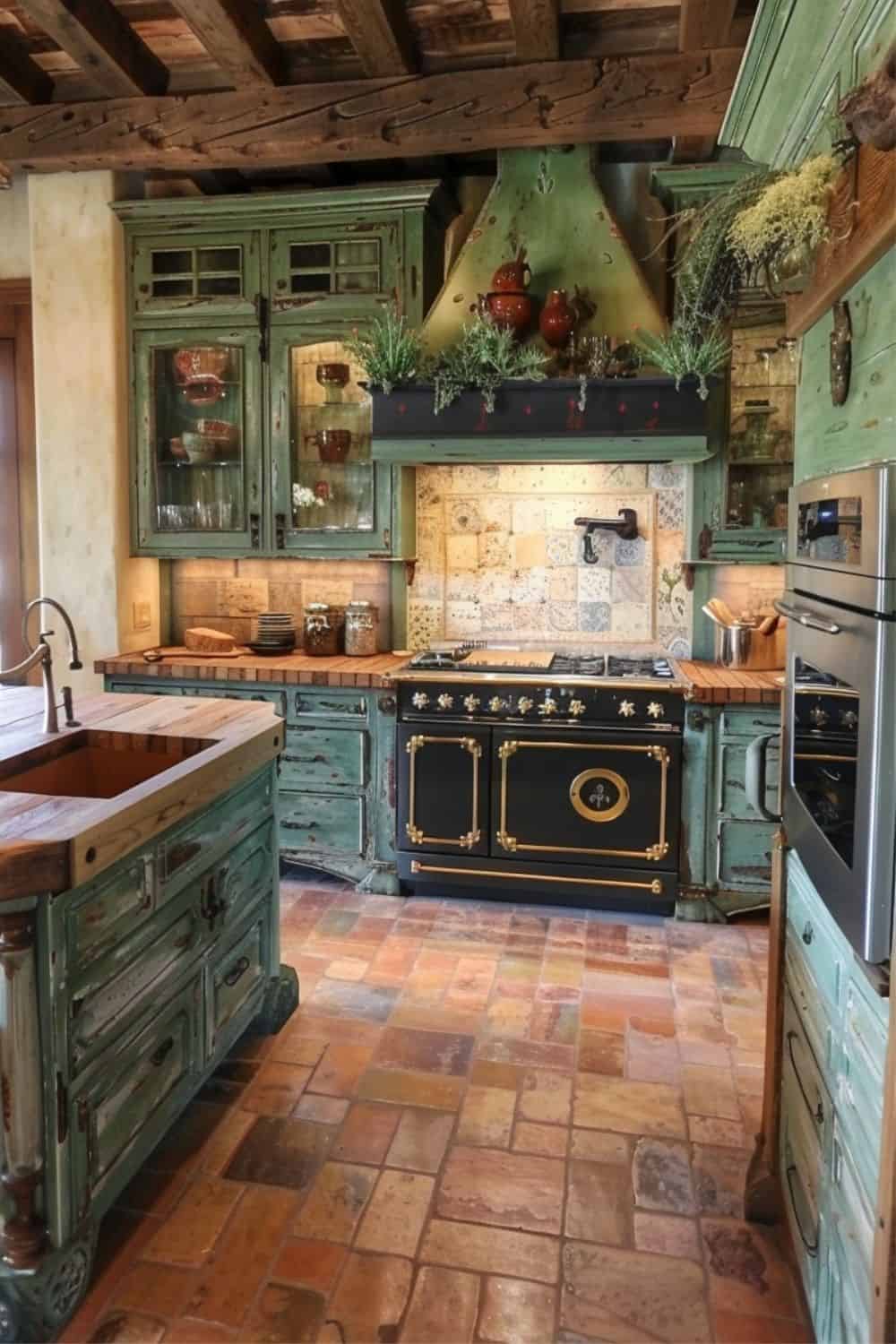 50 Stunning Green Kitchens To Inspire | The Olive Branch Nest