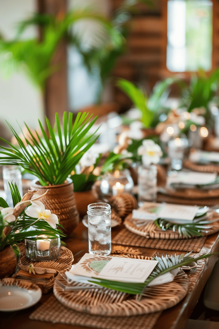 25 Tropical Tablescapes To Transport You To Paradise | The Olive Branch ...