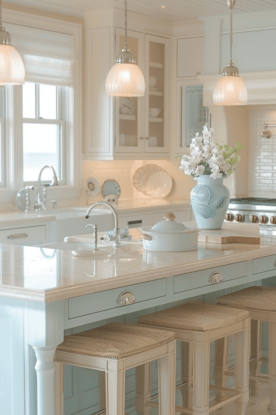 45 Coastal Kitchen Ideas And Designs: Bringing The Beach Home | The ...