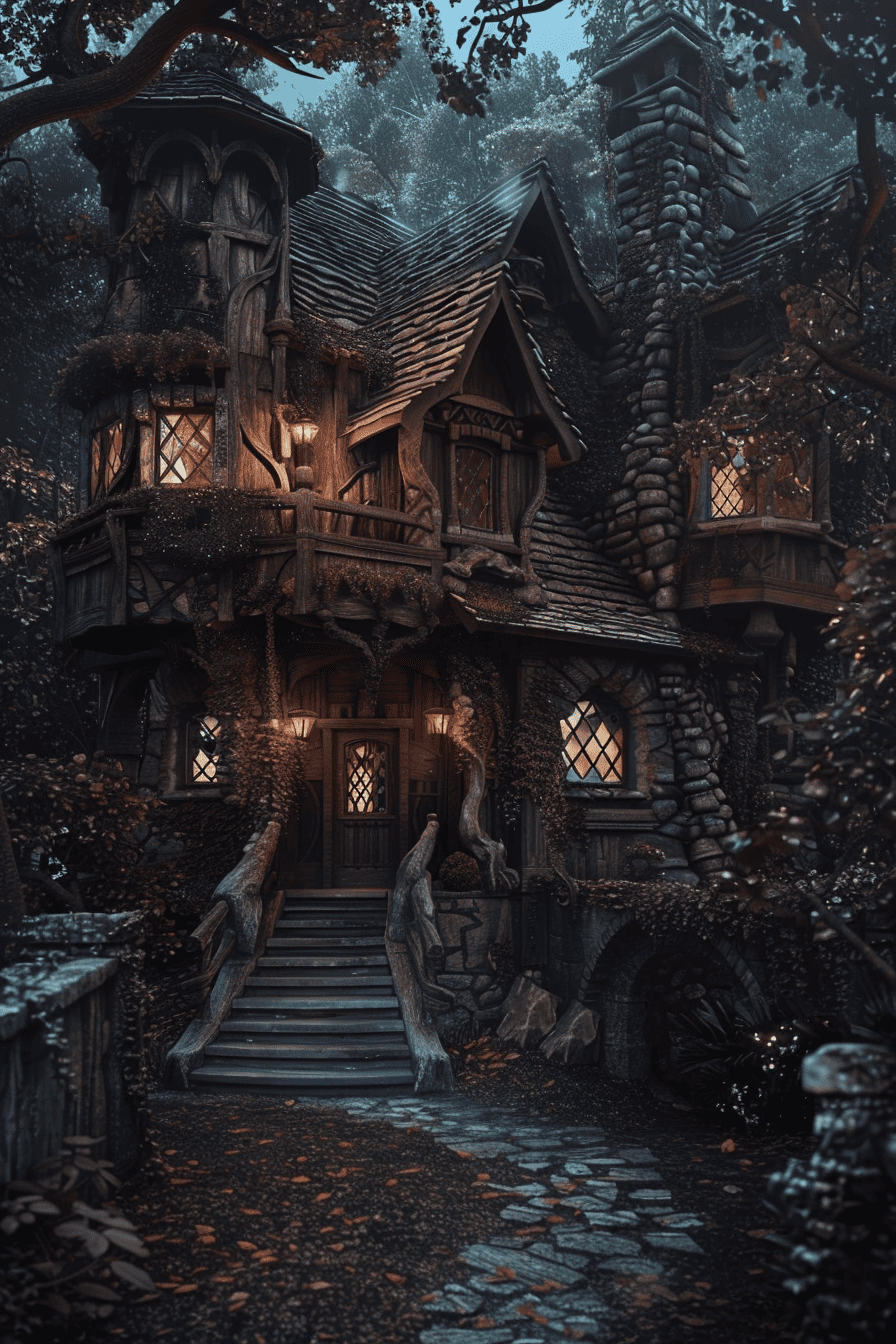 40 Dark Cottagecore Houses: Moody Retreats | The Olive Branch Nest