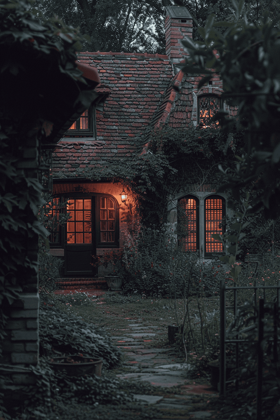 40 Dark Cottagecore Houses: Moody Retreats | The Olive Branch Nest
