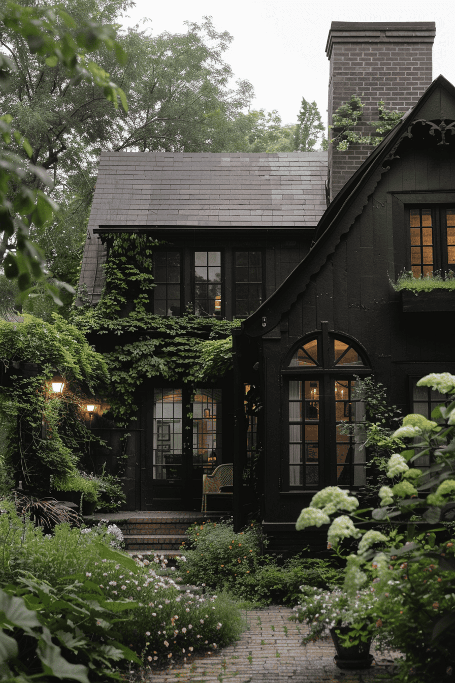 40 Dark Cottagecore Houses: Moody Retreats | The Olive Branch Nest