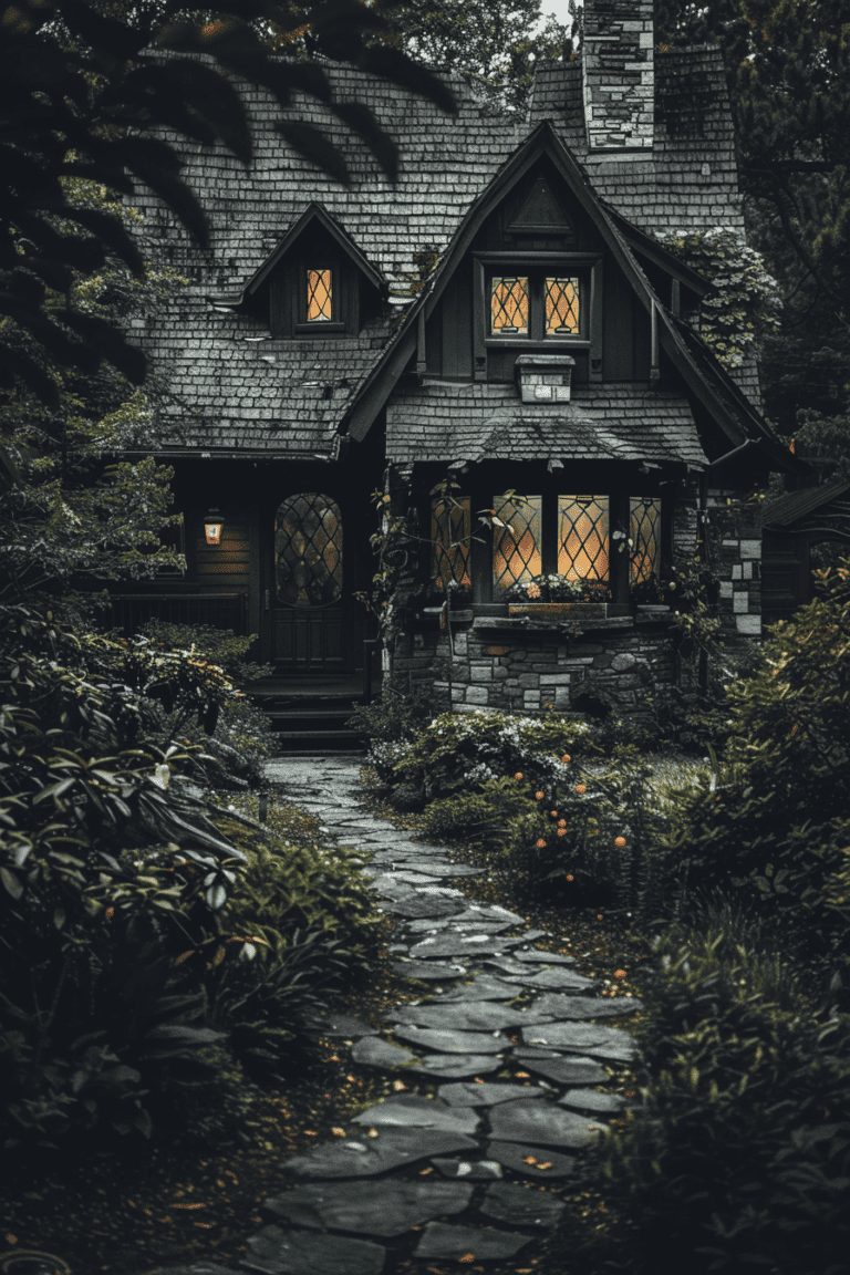 40 Dark Cottagecore Houses: Moody Retreats | The Olive Branch Nest