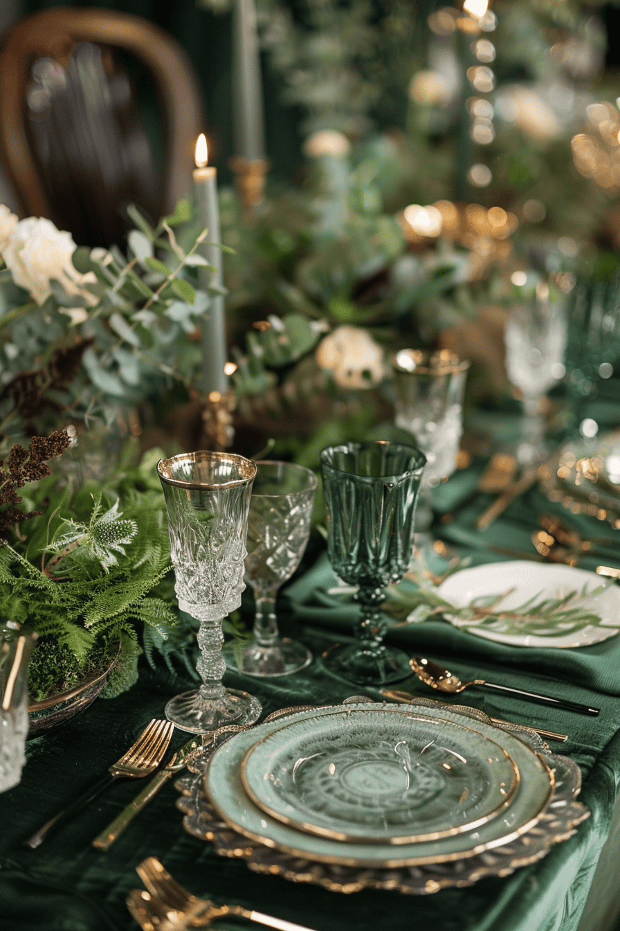 10 Stunning Green Themed Tablescapes For Every Occasion | The Olive ...