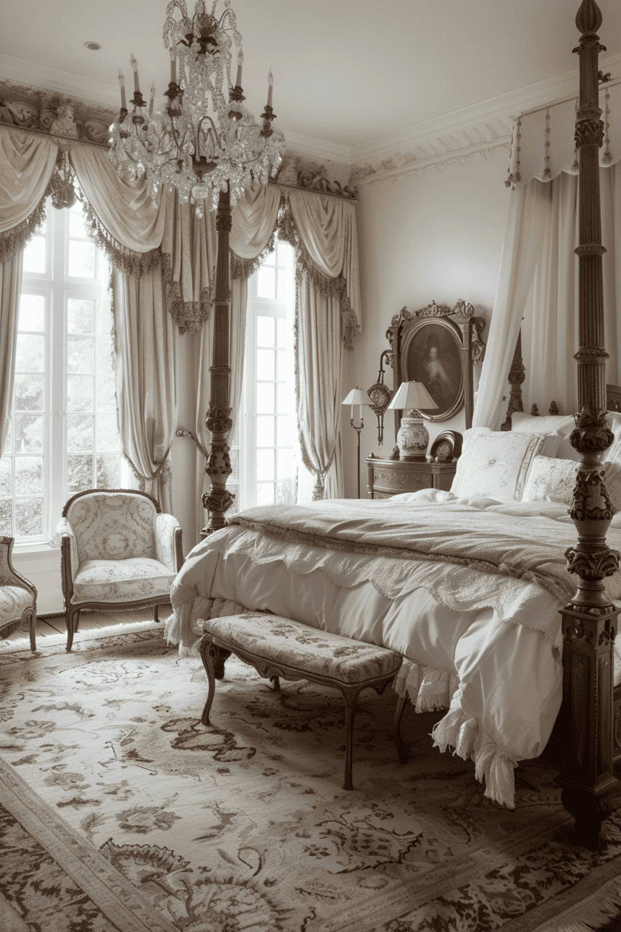 Parisian Oasis: 17 Enchanting French Styled Bedrooms | The Olive Branch ...