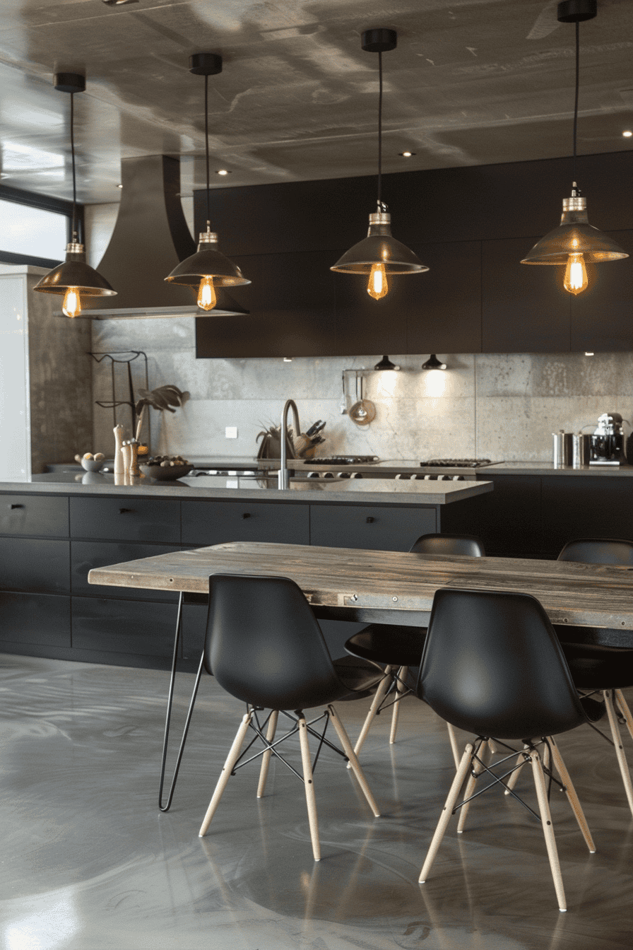 Concrete & Steel: 45 Stunning Industrial Kitchen Ideas | The Olive ...