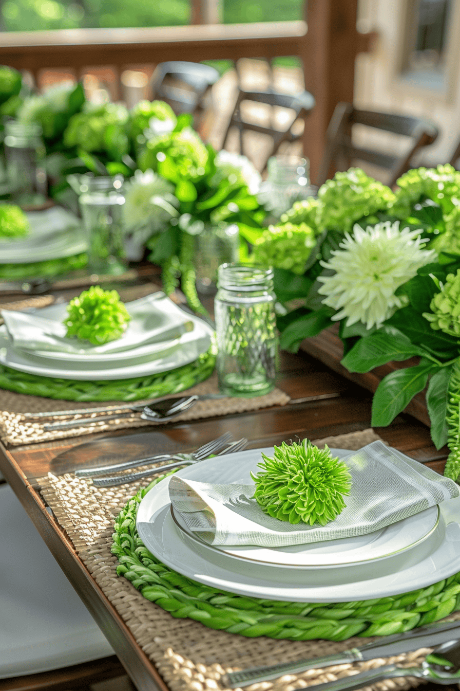 10 Stunning Green Themed Tablescapes For Every Occasion | The Olive ...