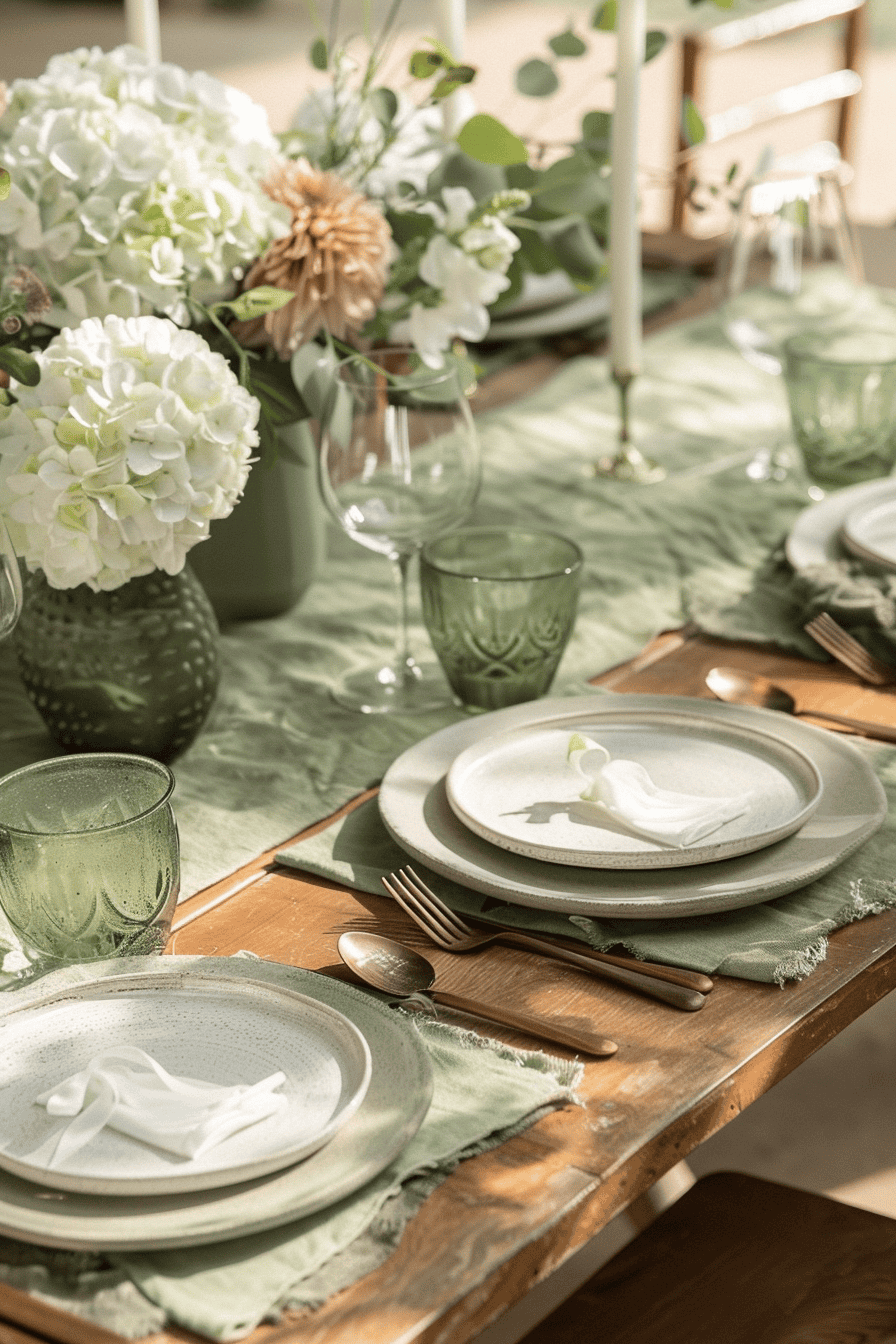 10 Stunning Green Themed Tablescapes For Every Occasion | The Olive ...