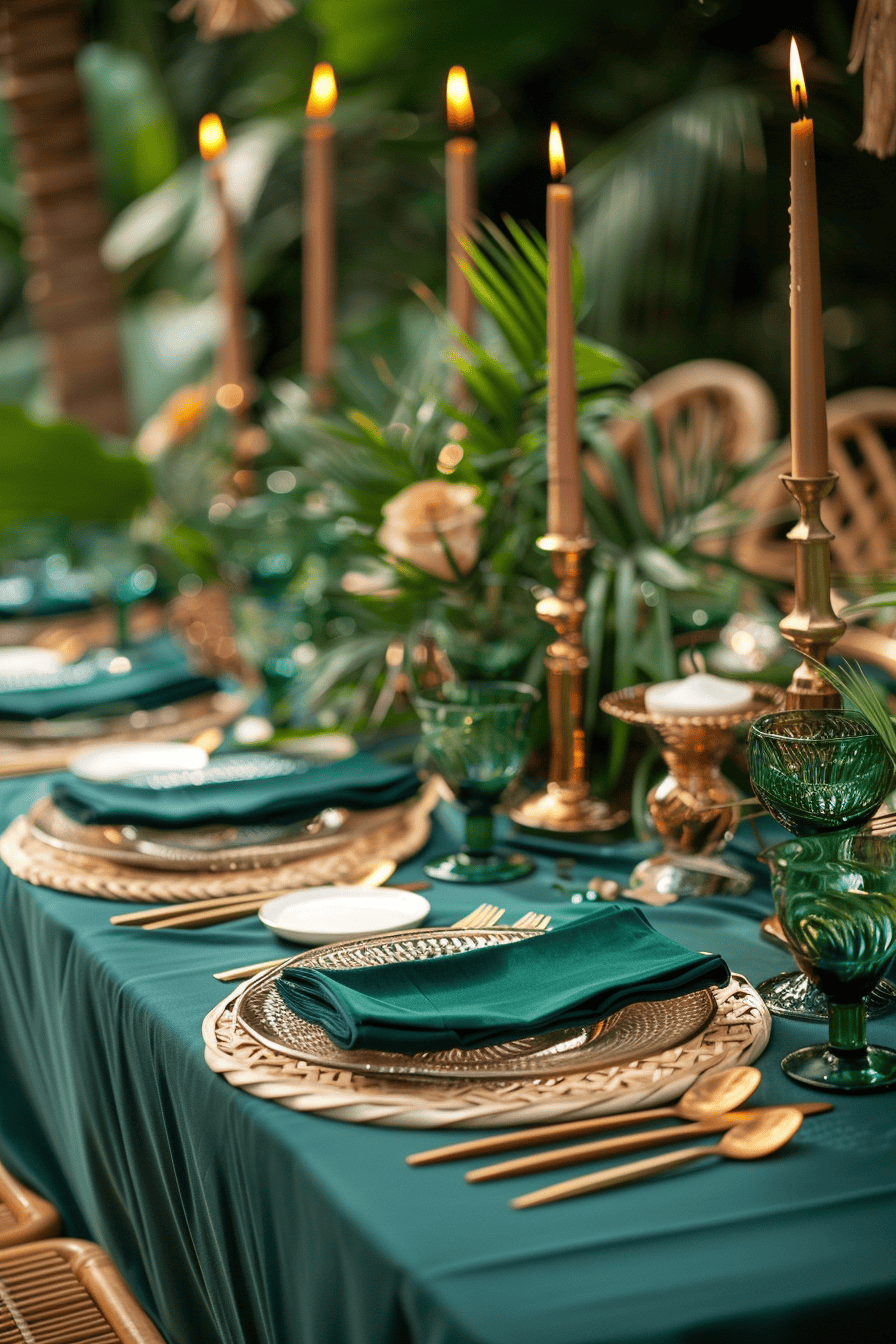 10 Stunning Green Themed Tablescapes For Every Occasion | The Olive ...