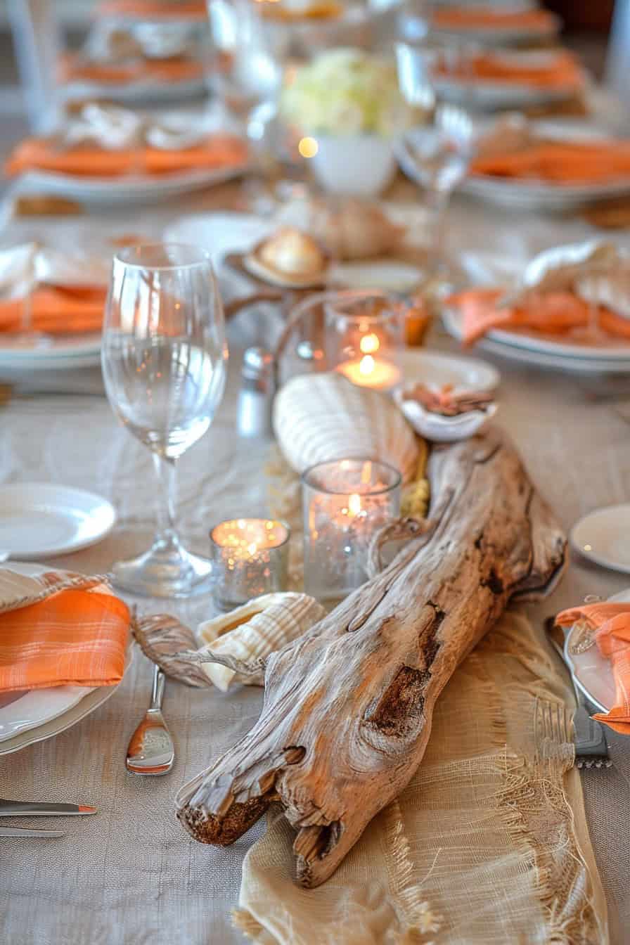 38 Beautiful Beach Table Settings: From Wedding To Dinner Party Let's ...