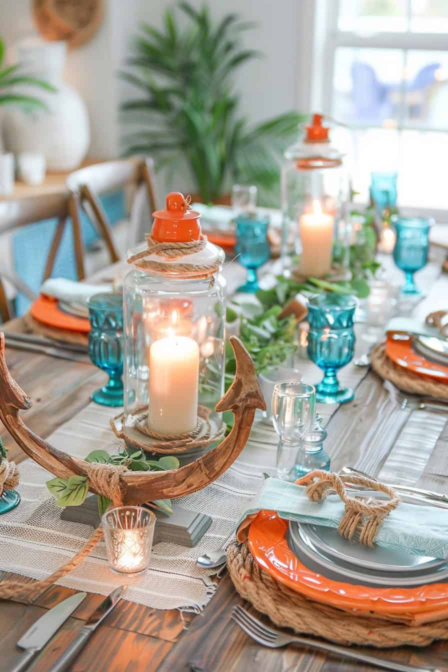 38 Beautiful Beach Table Settings: From Wedding To Dinner Party Let's ...