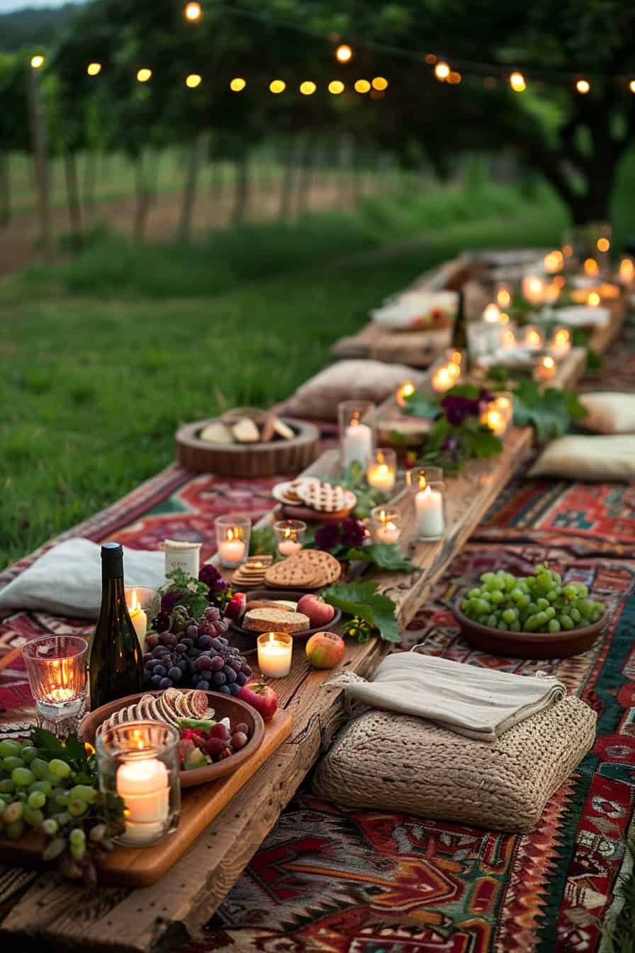 8 Enchanting Boho Picnic Ideas For A Magical Outdoor Gathering | The ...