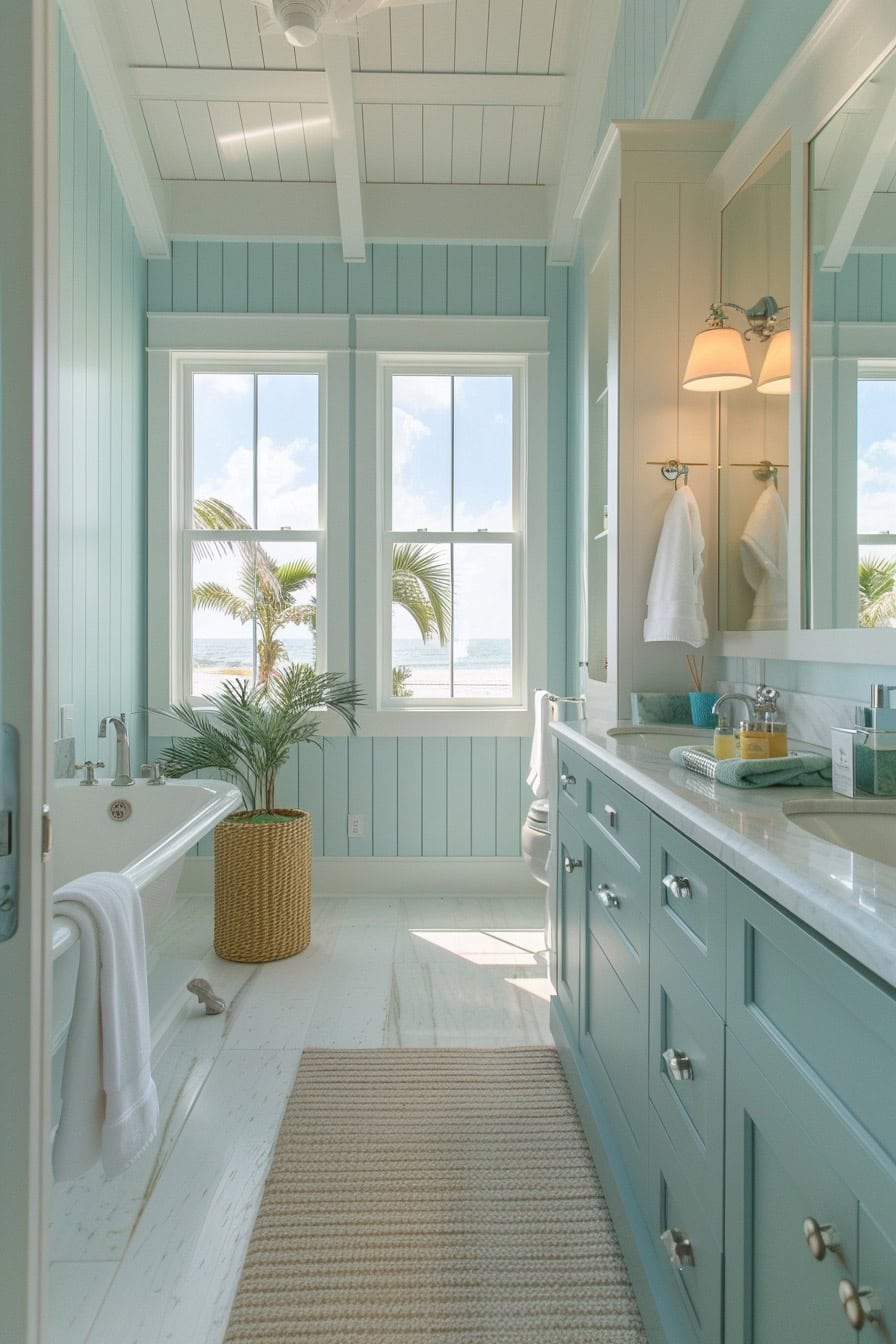 27 Breezy Coastal Bathroom Ideas That Will Transform Your Space | The ...