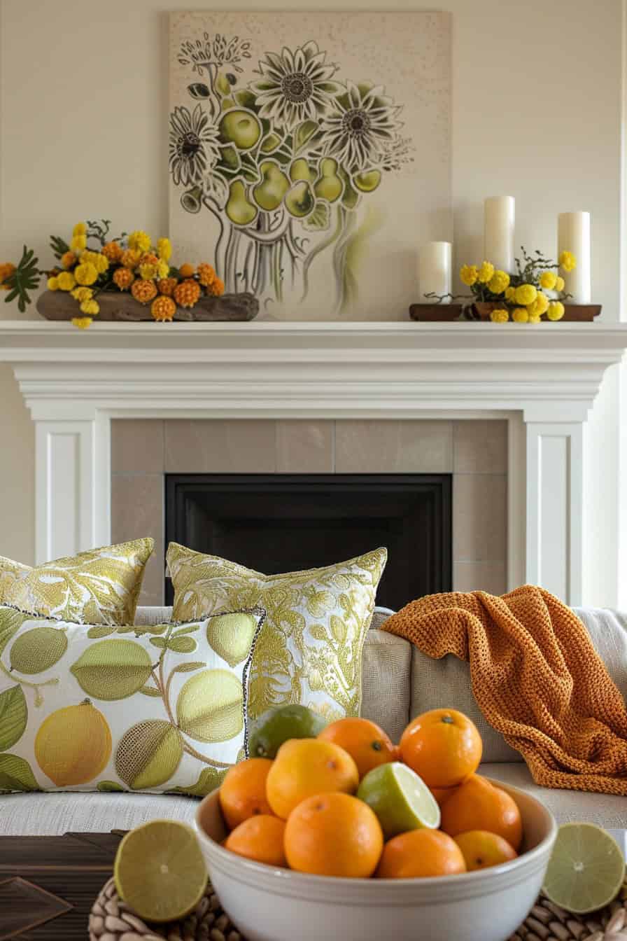 12 Lovely Summer Mantels For Your Fireplace | The Olive Branch Nest