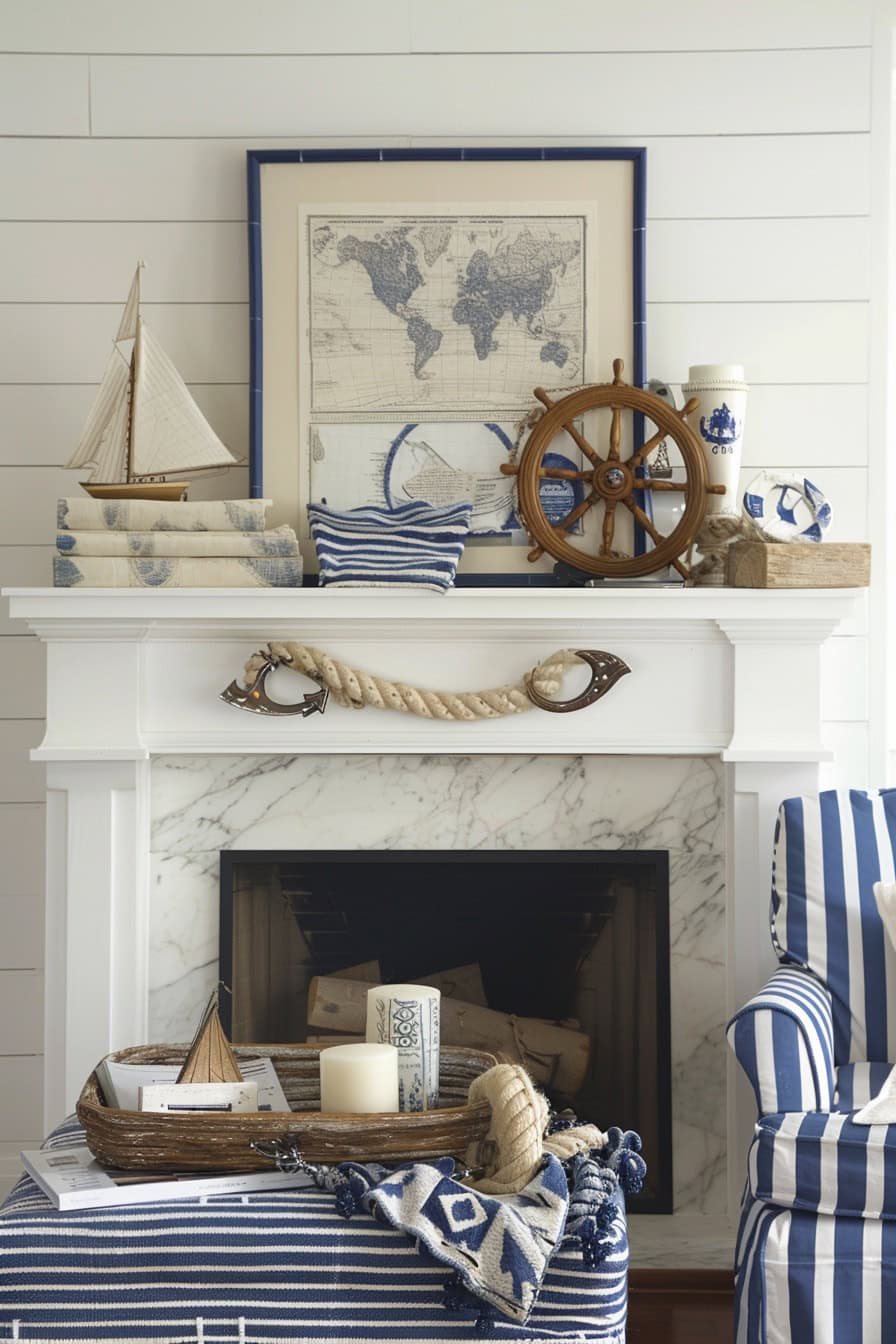 12 Lovely Summer Mantels For Your Fireplace | The Olive Branch Nest
