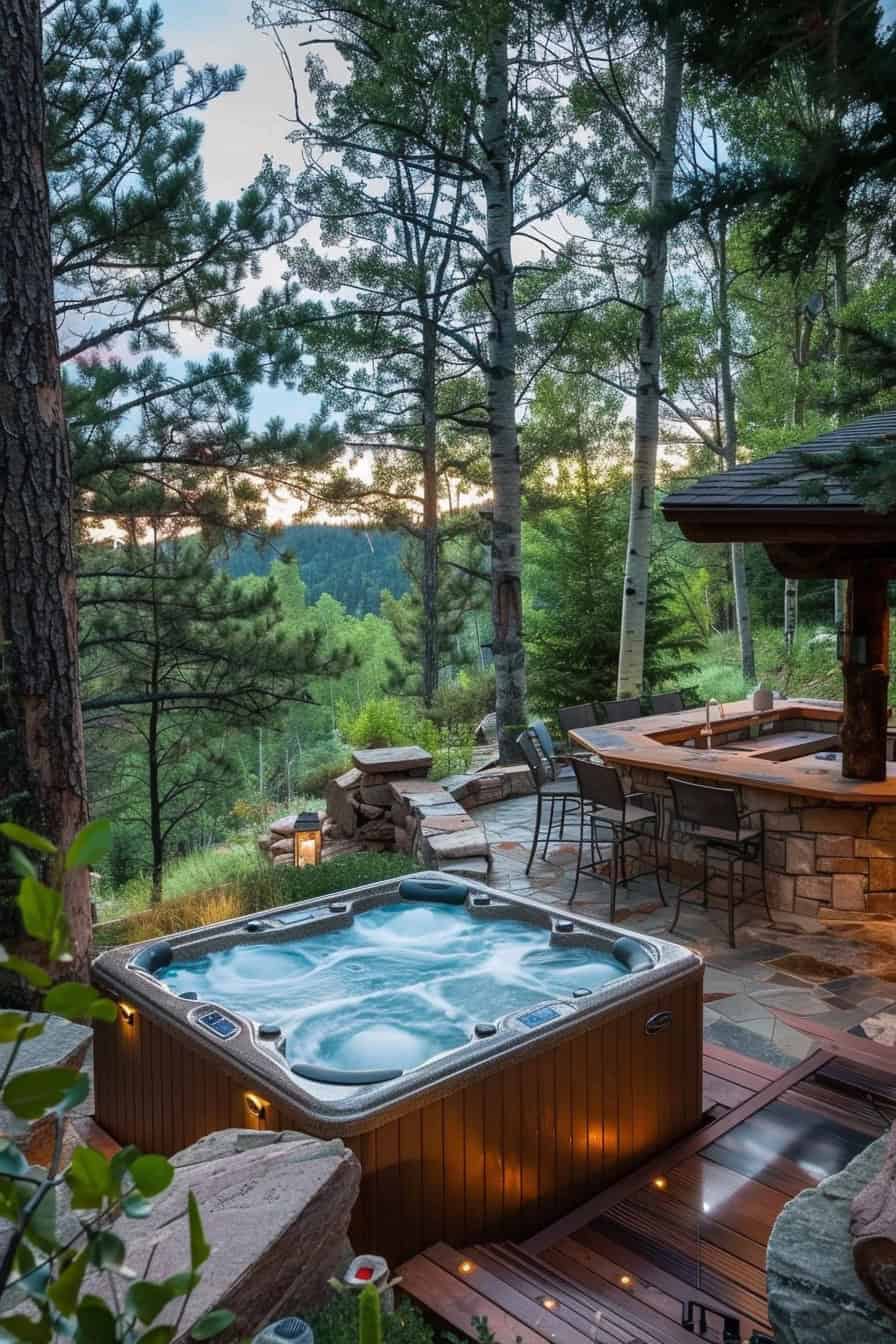 17 Stunning Hot Tub Ideas For Your Backyard | The Olive Branch Nest