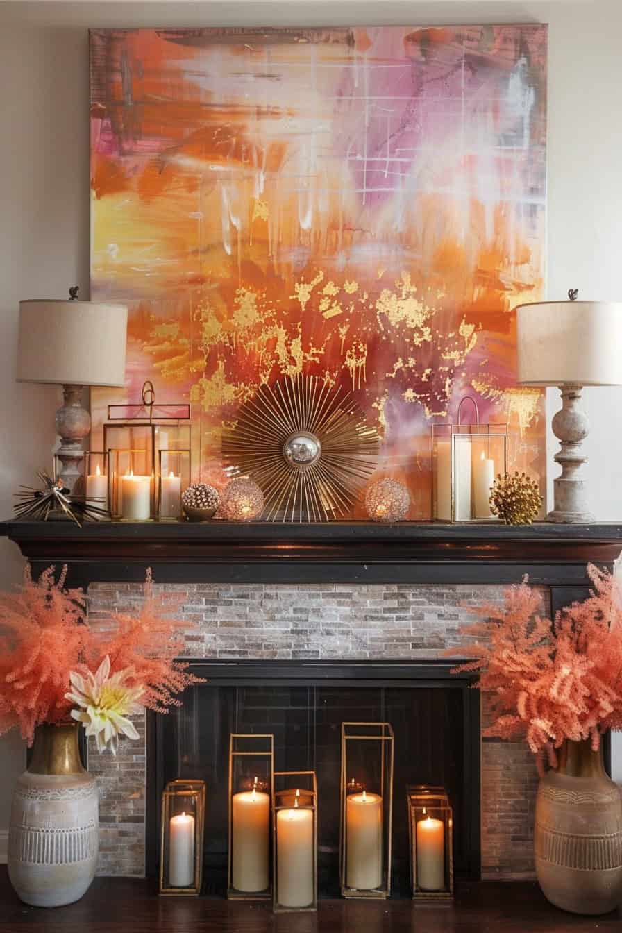 12 Lovely Summer Mantels For Your Fireplace | The Olive Branch Nest