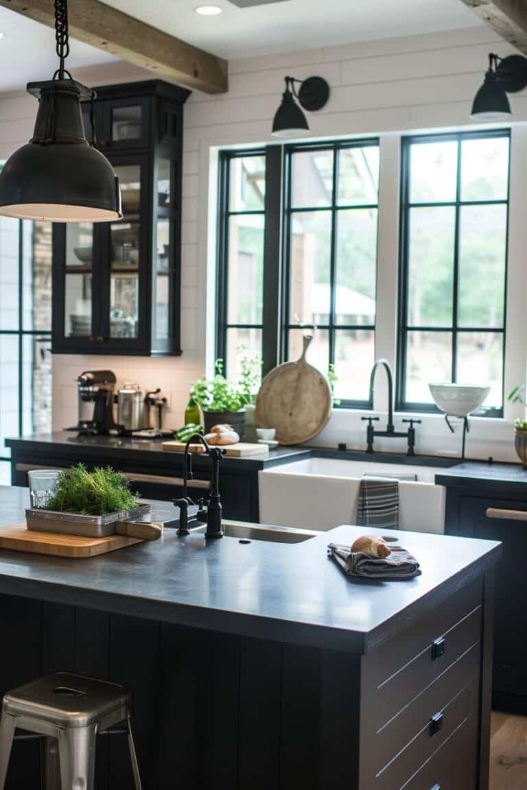 20 Bold And Beautiful Black Kitchen Ideas | The Olive Branch Nest