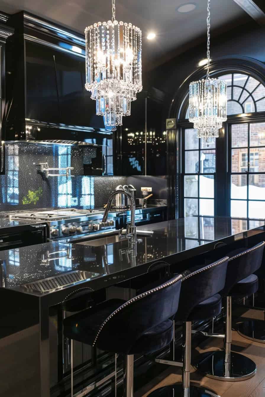 20 Bold And Beautiful Black Kitchen Ideas | The Olive Branch Nest