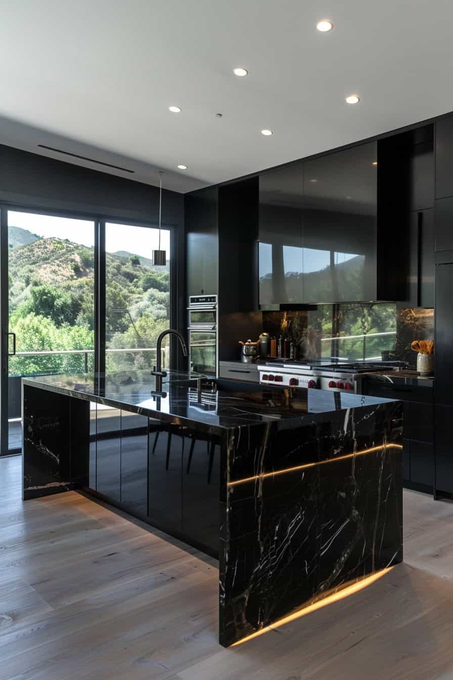 20 Bold And Beautiful Black Kitchen Ideas | The Olive Branch Nest