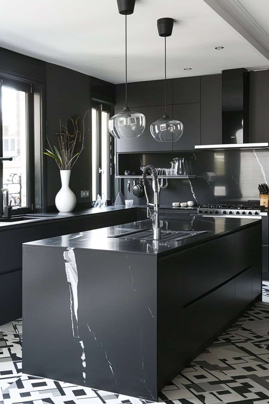 20 Bold And Beautiful Black Kitchen Ideas | The Olive Branch Nest