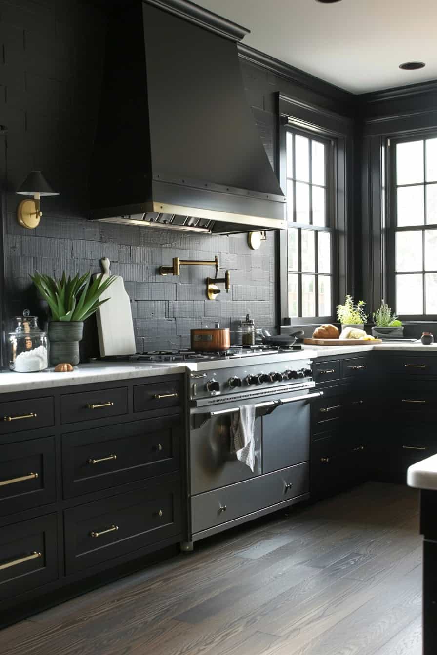 20 Bold And Beautiful Black Kitchen Ideas | The Olive Branch Nest