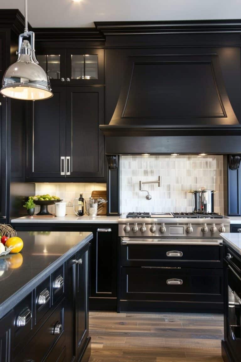 20 Bold And Beautiful Black Kitchen Ideas | The Olive Branch Nest