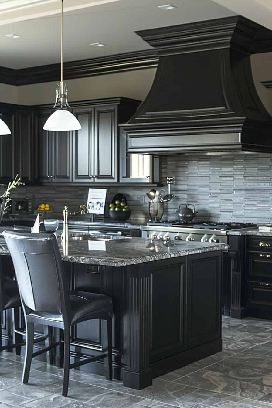20 Bold And Beautiful Black Kitchen Ideas | The Olive Branch Nest