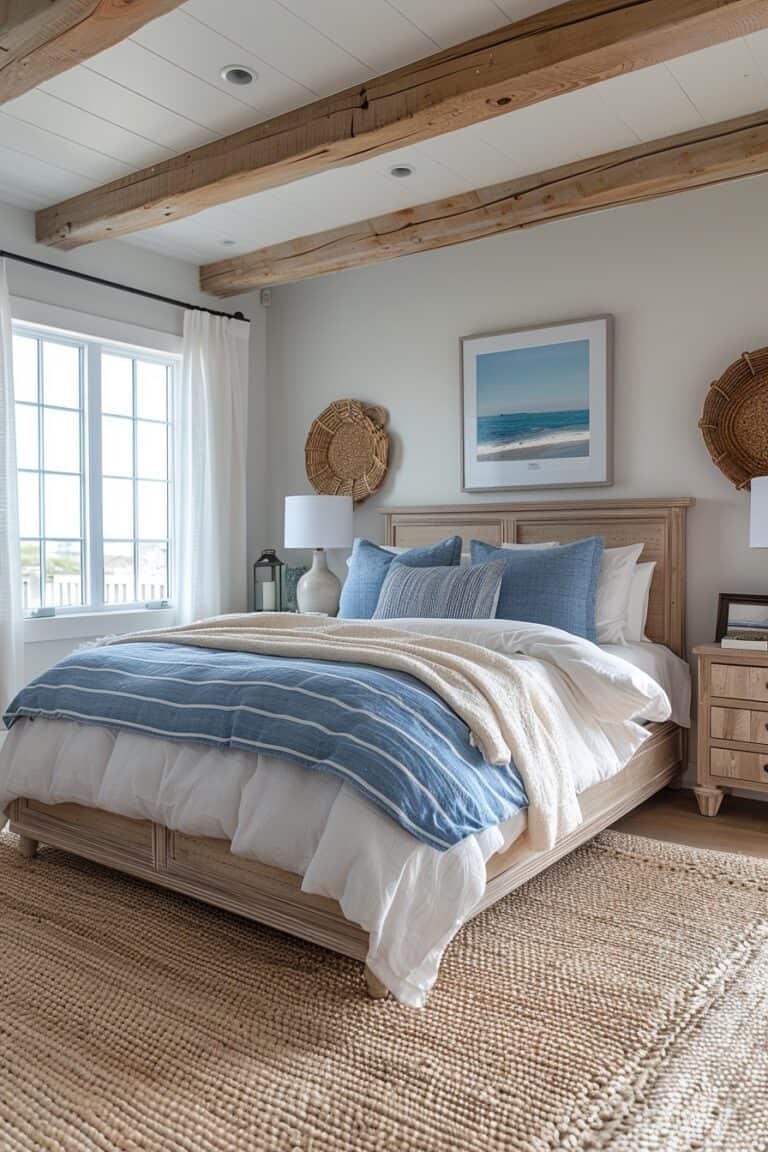 20 Beautiful Coastal Bedrooms For Your Home | The Olive Branch Nest