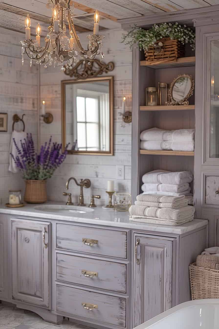 18 Beautiful French Country Bathrooms For Your Home | The Olive Branch Nest