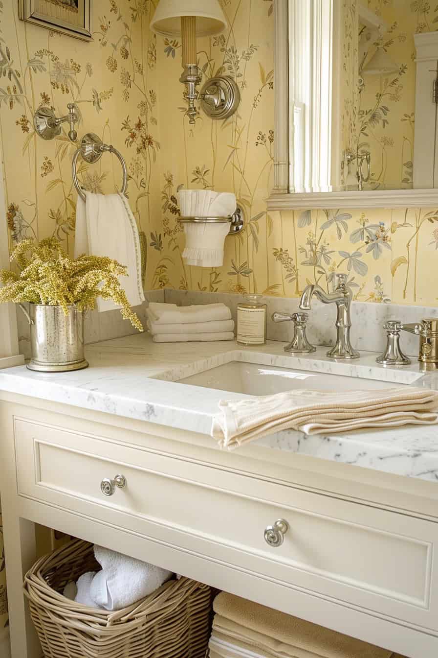 18 Beautiful French Country Bathrooms For Your Home | The Olive Branch Nest